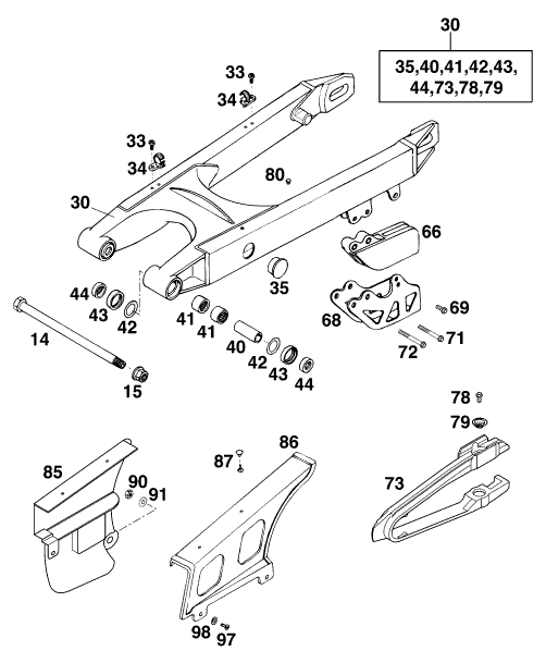 Swing Arm | KTM Forums